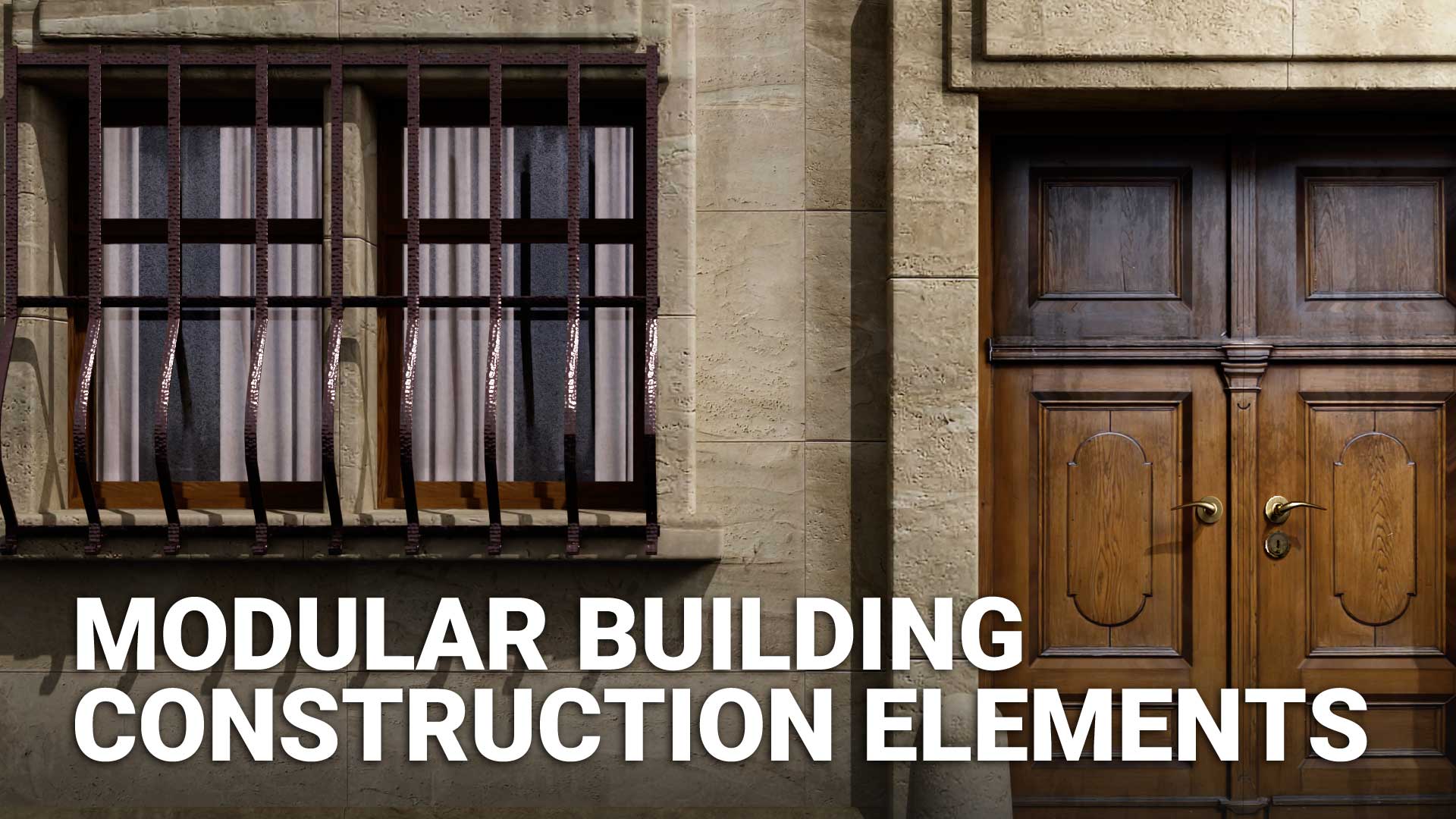 Modular Building Construction Elements - iClone/Scenes & Props ...