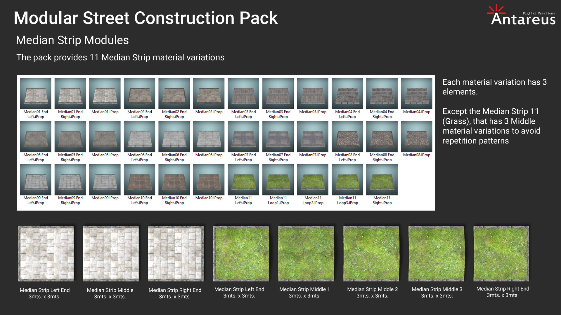 Modular Street Construction Elements - iClone/Scenes & Props ...