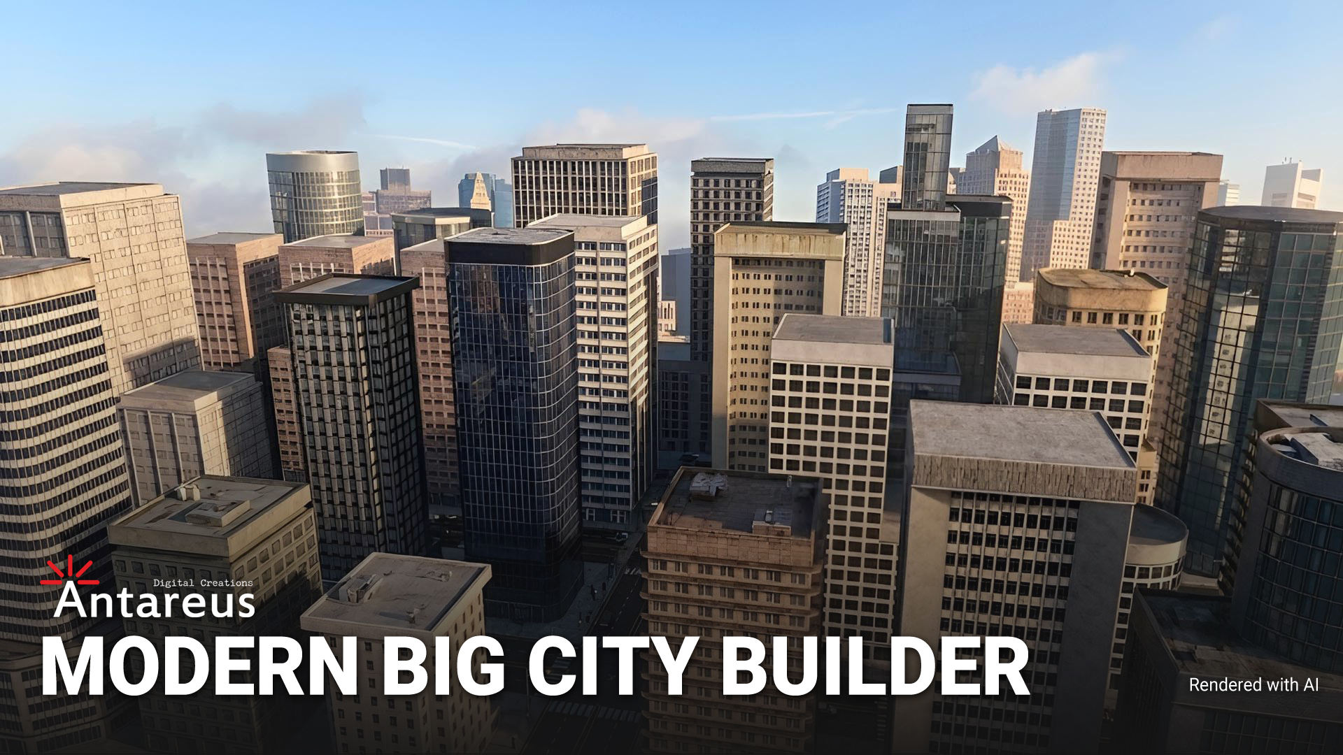 Modern Big City Builder - iClone/Scenes & Props - Reallusion Content Store
