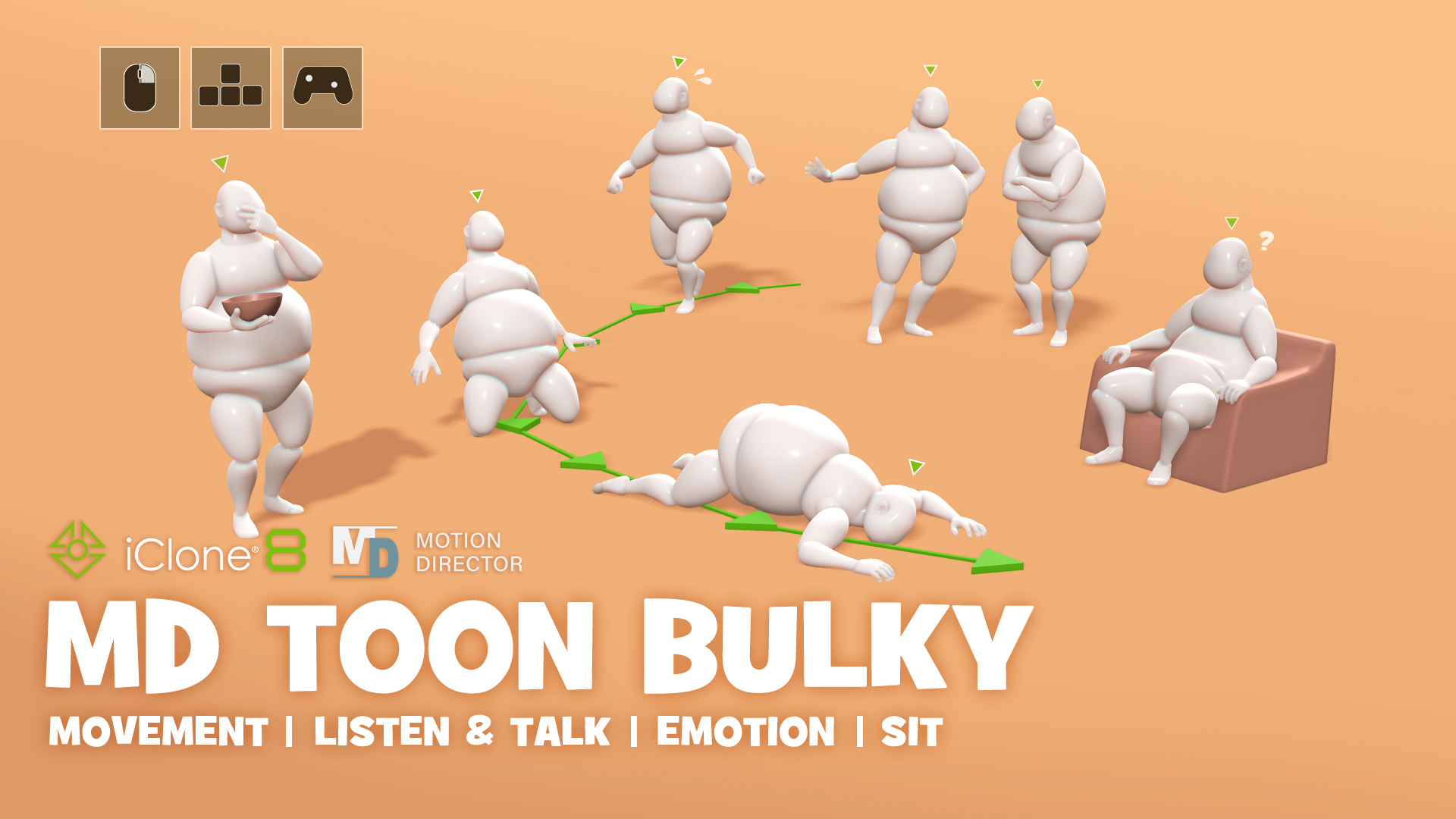 MD Toon Bulky - iClone/Animation - Reallusion Content Store