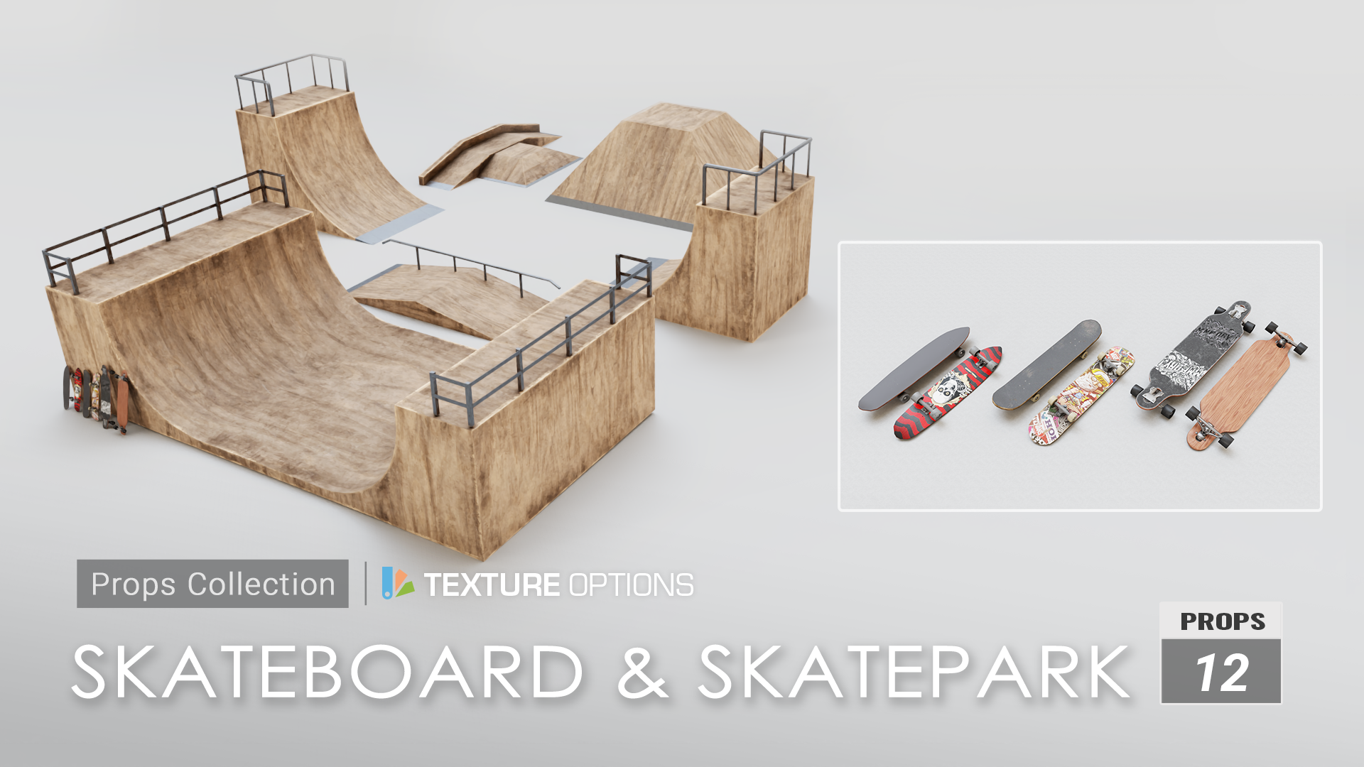 Props Collection - Skateboard & Skatepark - iClone/Scenes & Props ...