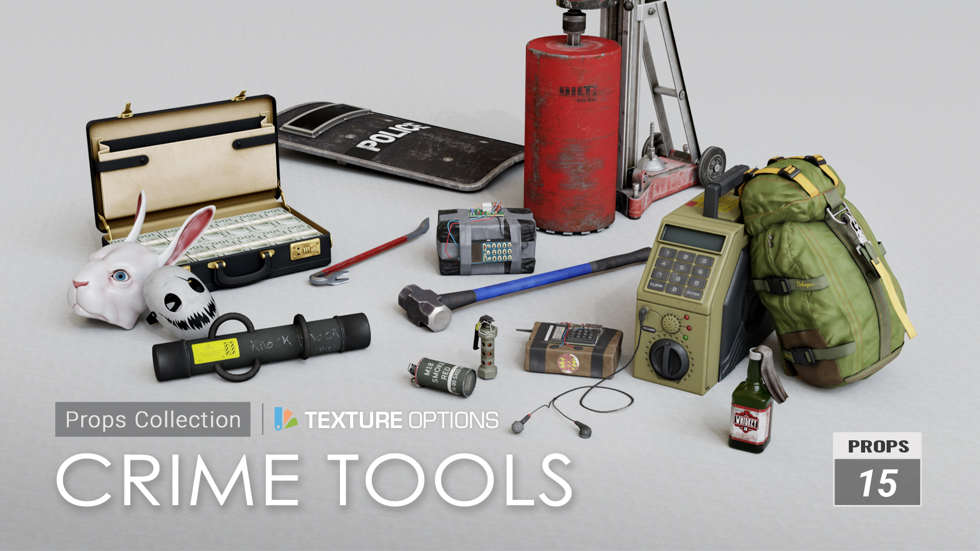 Props Collection - Crime Tools - iClone/Scenes & Props - Reallusion ...