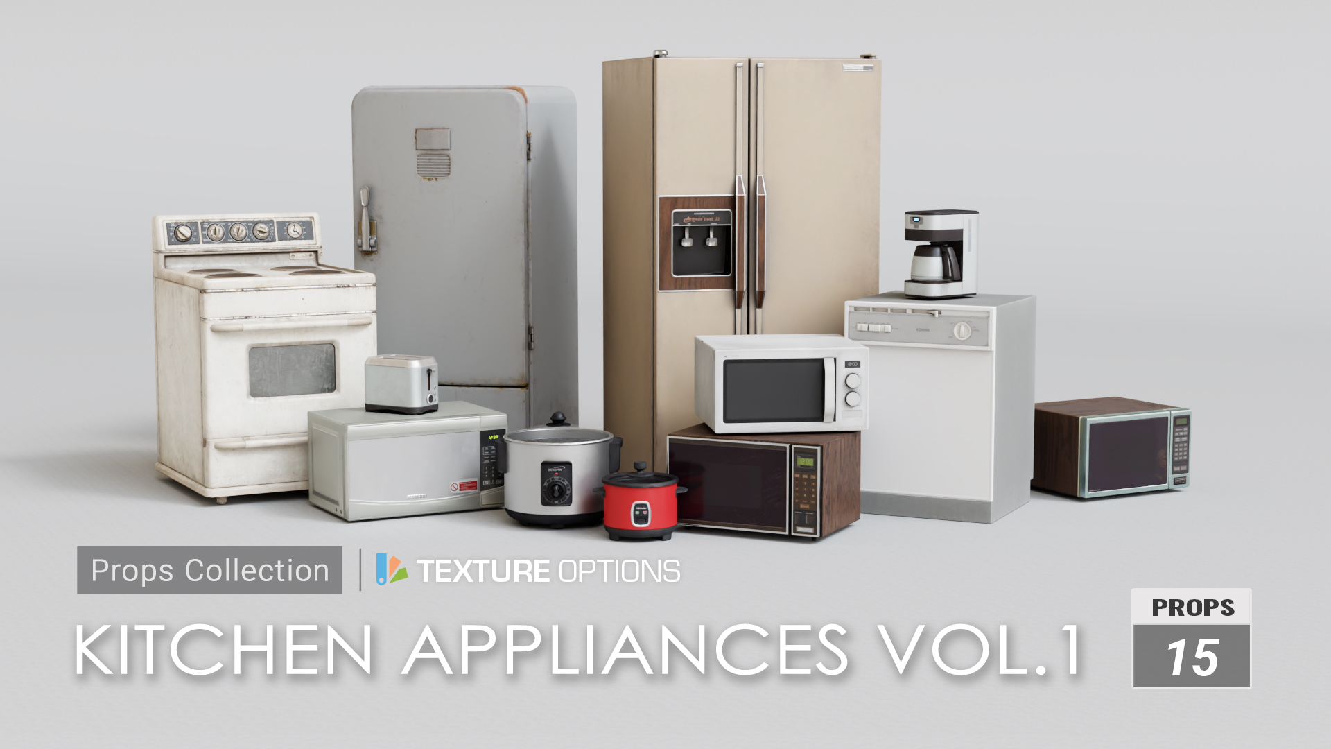 Props Collection - Kitchen Appliances Vol.1 - iClone/Scenes & Props ...