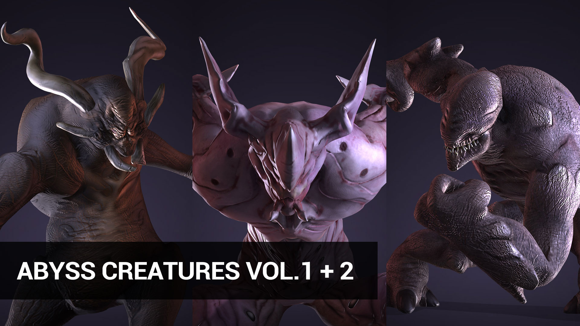C: Abyss Creatures Vol.1 + 2 - iClone/Combo (Multiple-PID) - Reallusion Content Store