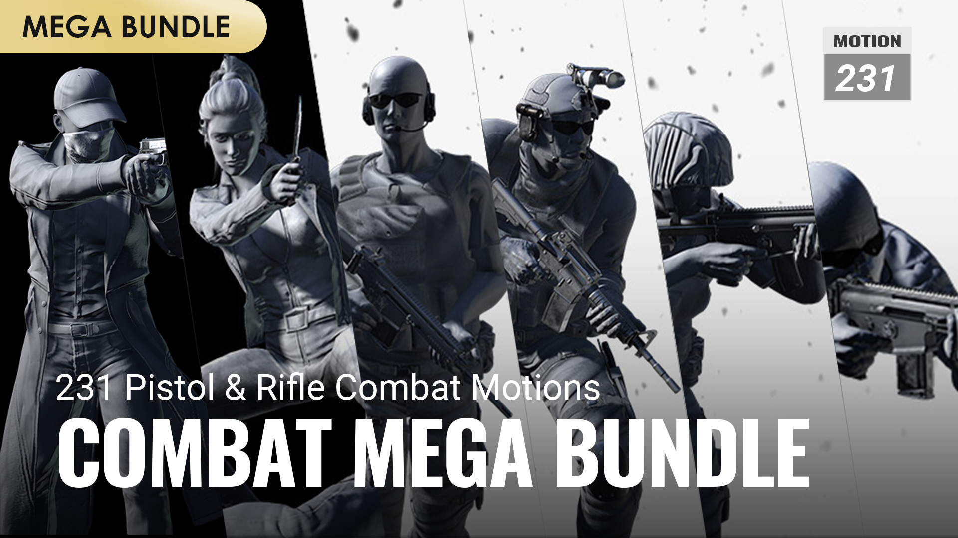Combat Mega Bundle - iClone/Combo (Multiple-PID) - Reallusion Content Store