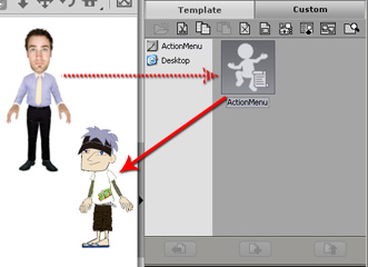 Defining a Custom Action Menu