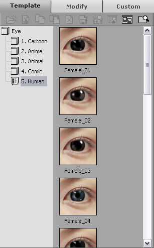 Eye Template Gallery