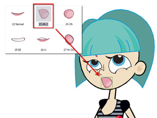 Facial Clips and Keys