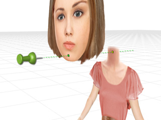 Setting Connection Points for Head and Neck