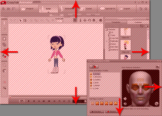 Using the Mouse Cursor in the Motion Key Editor and Puppet Editor