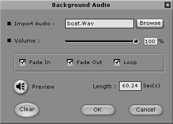 Adding Background Music