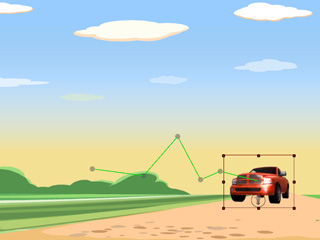 Créer une trajectoire d'animation