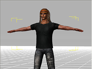 Posing Avatar for Exporting OBJ