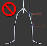 Setting Bones for Converting to Non-Human Character
