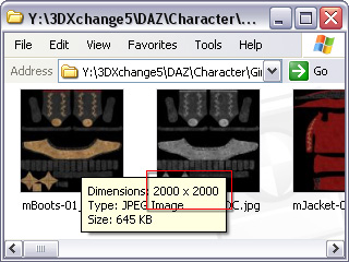 Processing Texture Images for Loading and Exporting FBX Character
