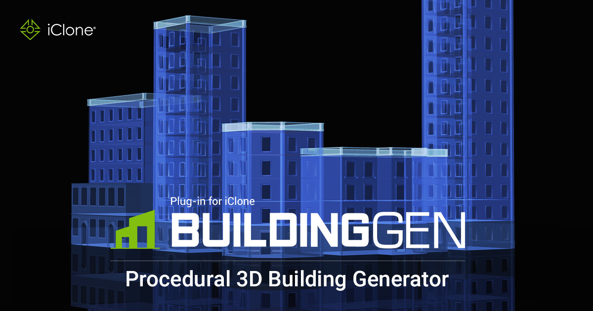 BuildingGen: Modular 3D Building Generator | iClone