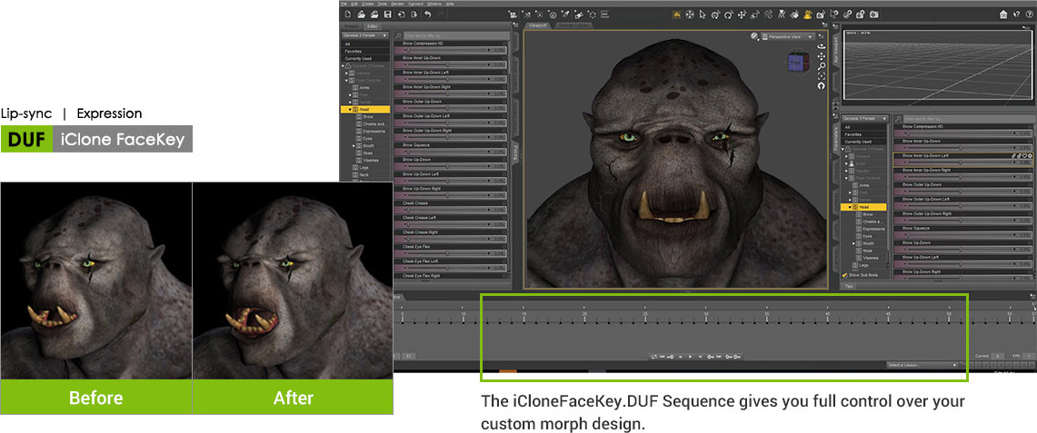 iClone Daz Genesis Extension - Reallusion