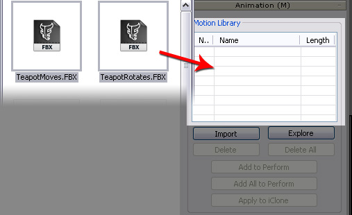 Using Motion Library