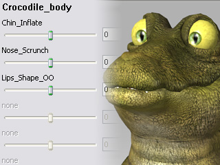 Setting Face Muscles Movement Data