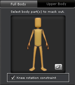 Rectifying the Twisting Legs in Full Body Mode