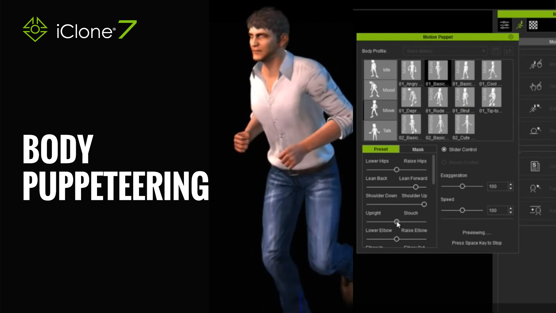 Character Animator - 3D Character Animation Software - iClone