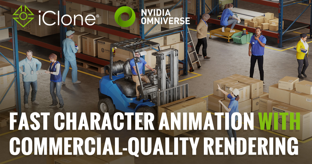 Character Animation with Omniverse Rendering | iClone
