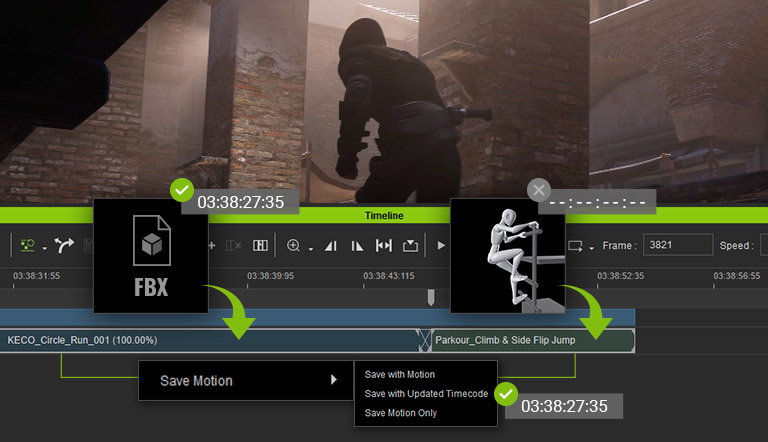 FBX Timecode Sync with iClone | TimeCode
