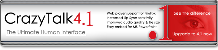 CrazyTalk 4.1 Release- Create talking animated messages from any ...