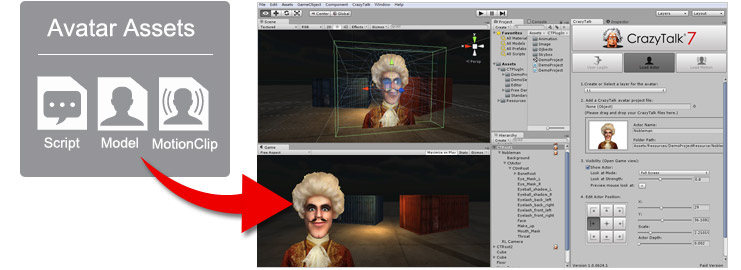 Unity Talking Avatar | CrazyTalk Interactive