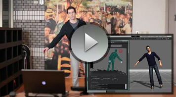 iClone Mocap Plug-in と Kinect モーションキャプ