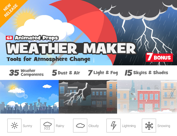 Control the Skies and the Weather in CrazyTalk Animator 3