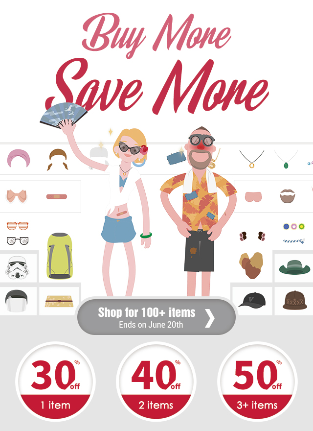 Over 100+ items - Create your own bundle with 50% OFF