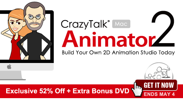 CrazyTalk Animator 2 Mac has arrived!