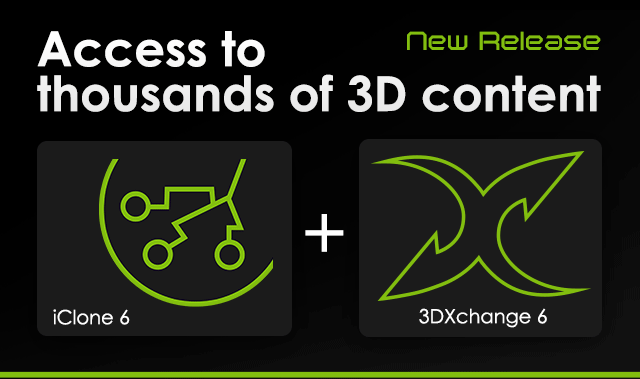 Brand-new: Open a World of 3D Tools to iClone