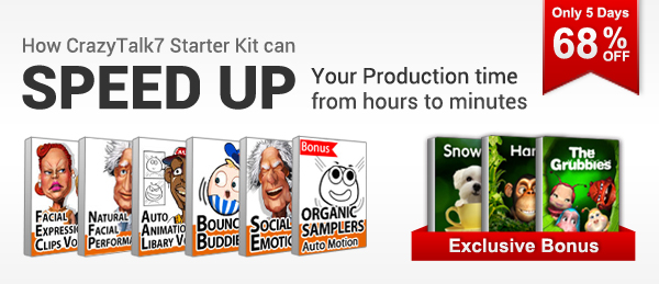 CrazyTalk - Starter Kit Complete Suit