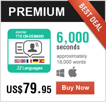 Text to Speech on Demand