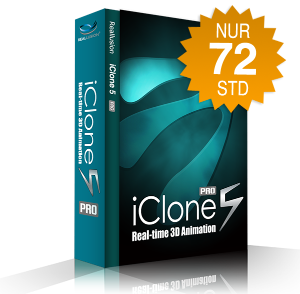 Schulstart Aktion: 49,- € iClone nur noch 72 Stunden!