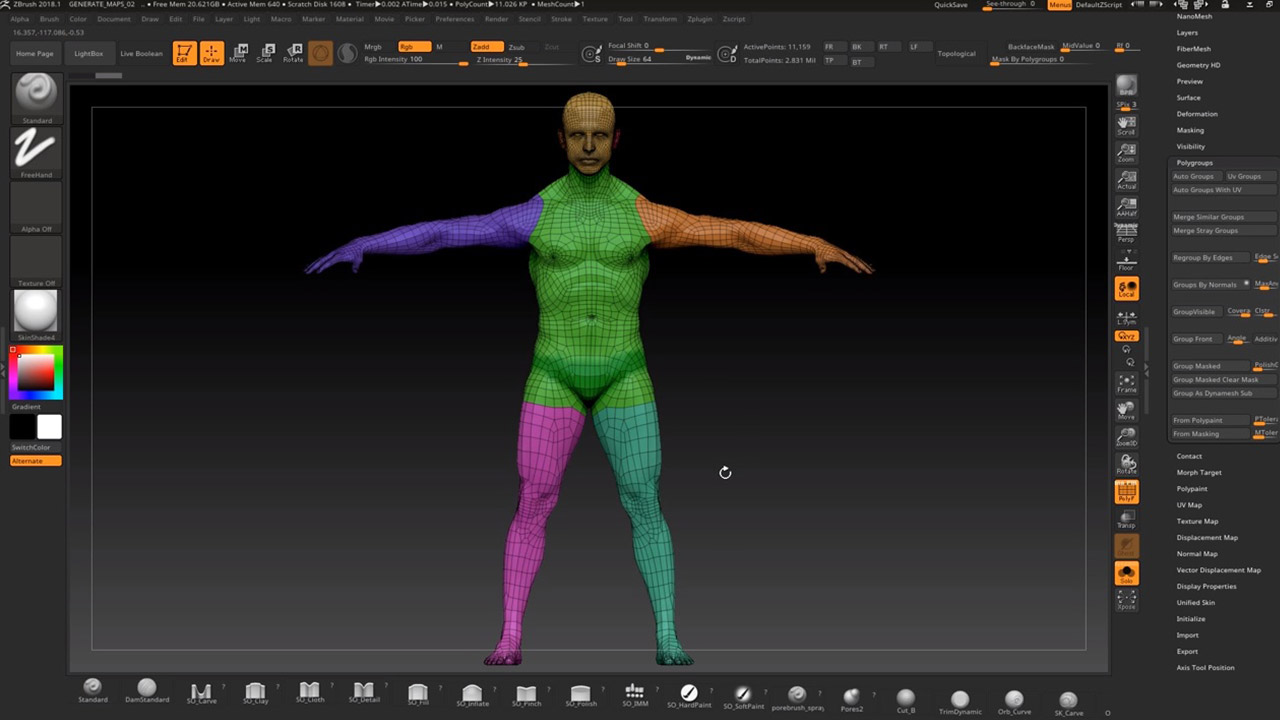 3D Scan Model to Animatable CC Character Workflow - Character Creator
