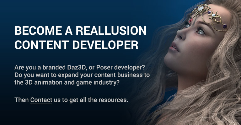 整合 DAZ 3D 角色創作動畫 - Character Creator