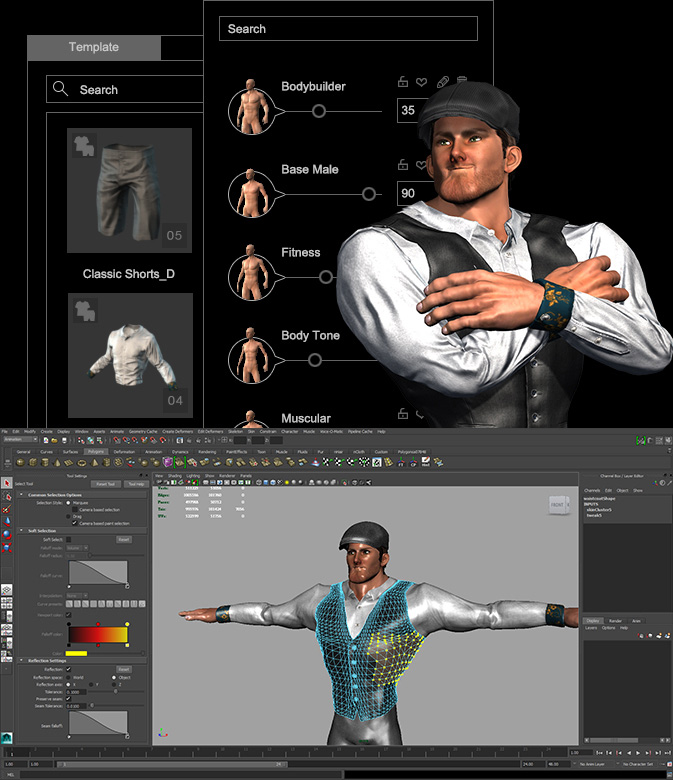 Character Creator - 自訂服裝