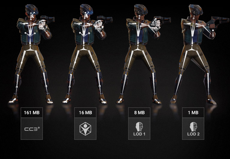 優化與降階角色 | Character Creator