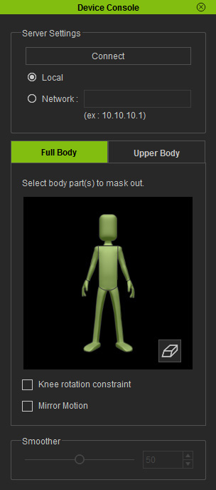 Setup iClone Mocap Plug-in for Kinect